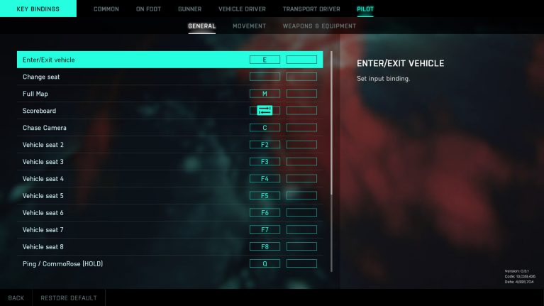 Battlefield 2042 Mouse & Keyboard-Edit Controls For PC - An Official EA ...