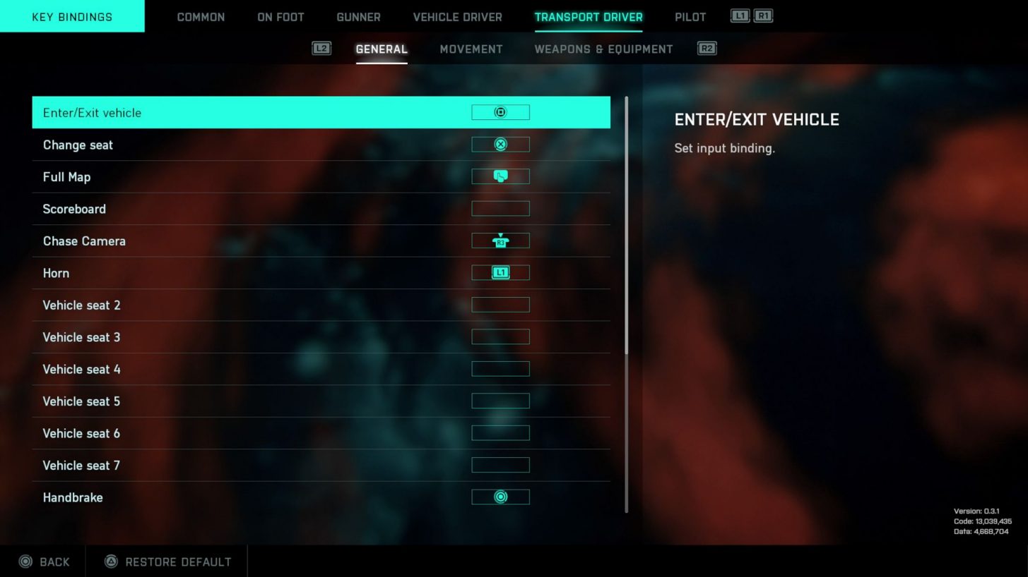 Battlefield 2042 Controller-Edit Controls For PS4 - An Official EA Site
