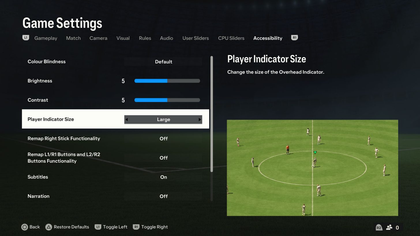 EA SPORTS FC™24 Accessibility Resources - An Official EA Site