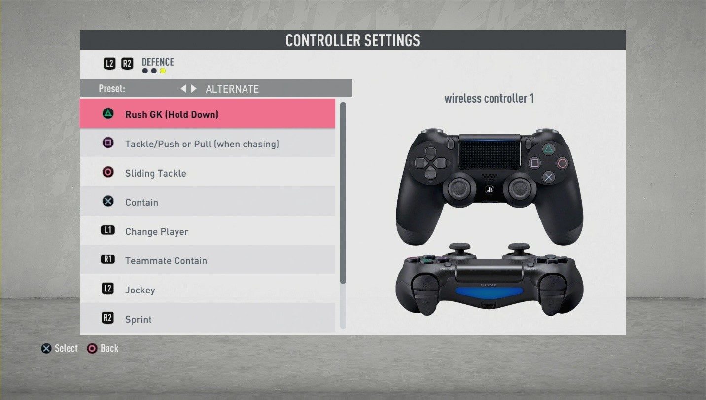 FIFA 20 Controller Settings For PS4 - An Official EA Site