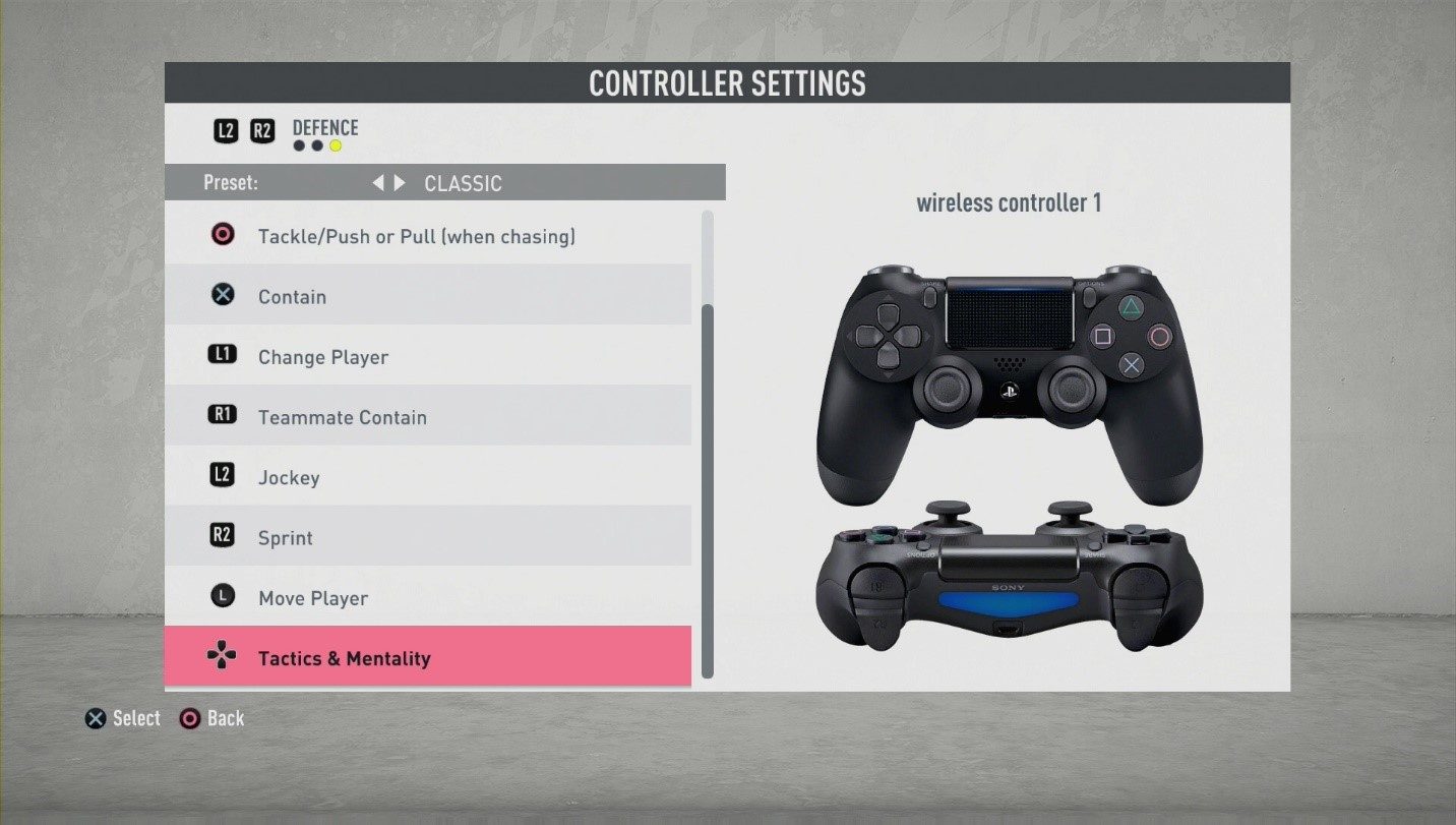 FIFA 20 Controller Settings For PS4 - An Official EA Site