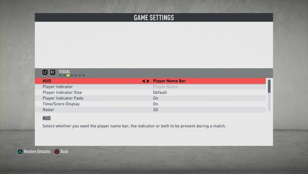 FIFA 20 Game Settings For PS4 - An Official EA Site