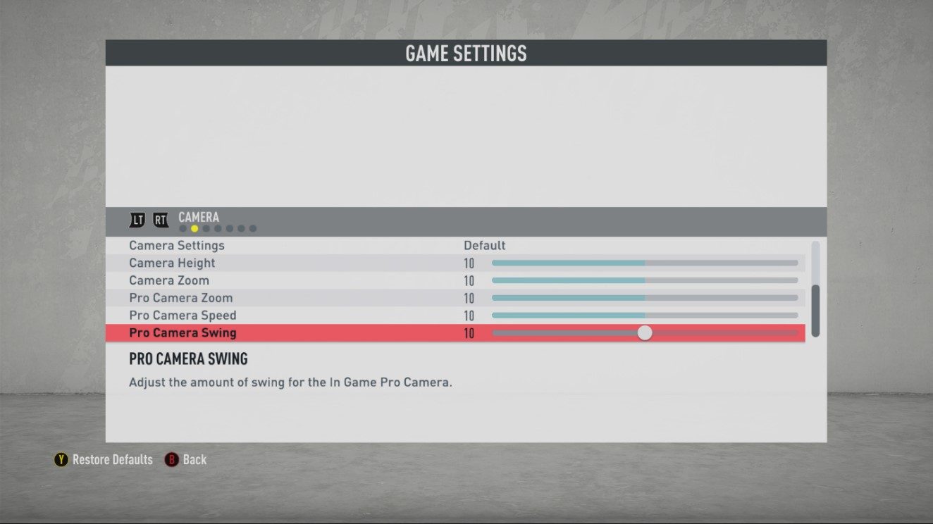 FIFA 20 Game Settings For Xbox One - An Official EA Site