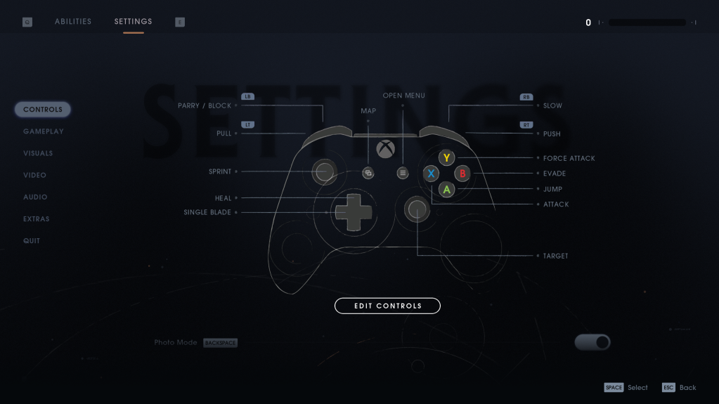 Jedi Fallen Order Accessibility Resources For PC - An Official EA Site
