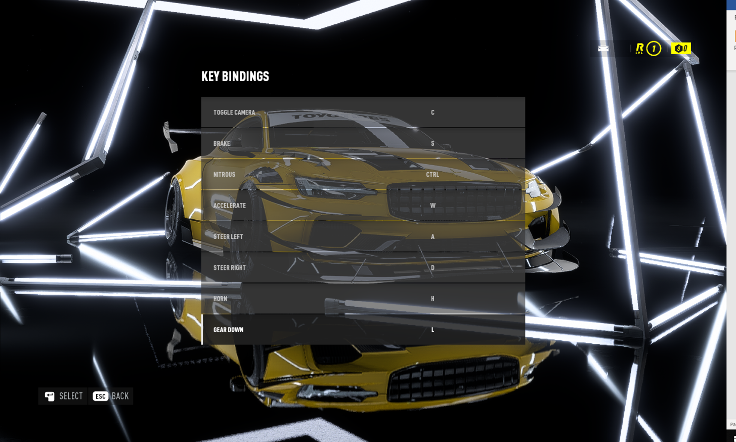 Need For Speed Heat Controller Settings For PC - An Official EA Site