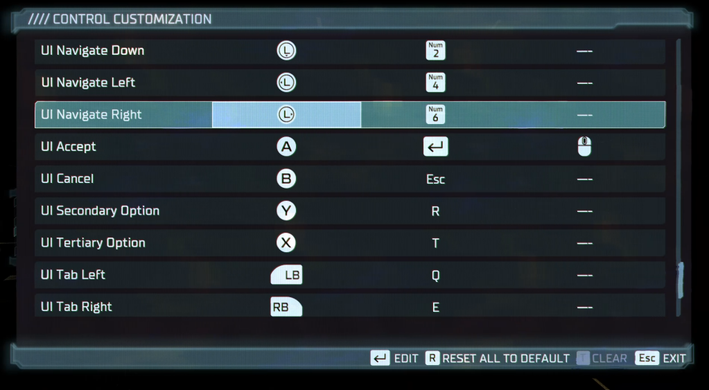 Dead Space Control Settings for PC - An Official EA Site