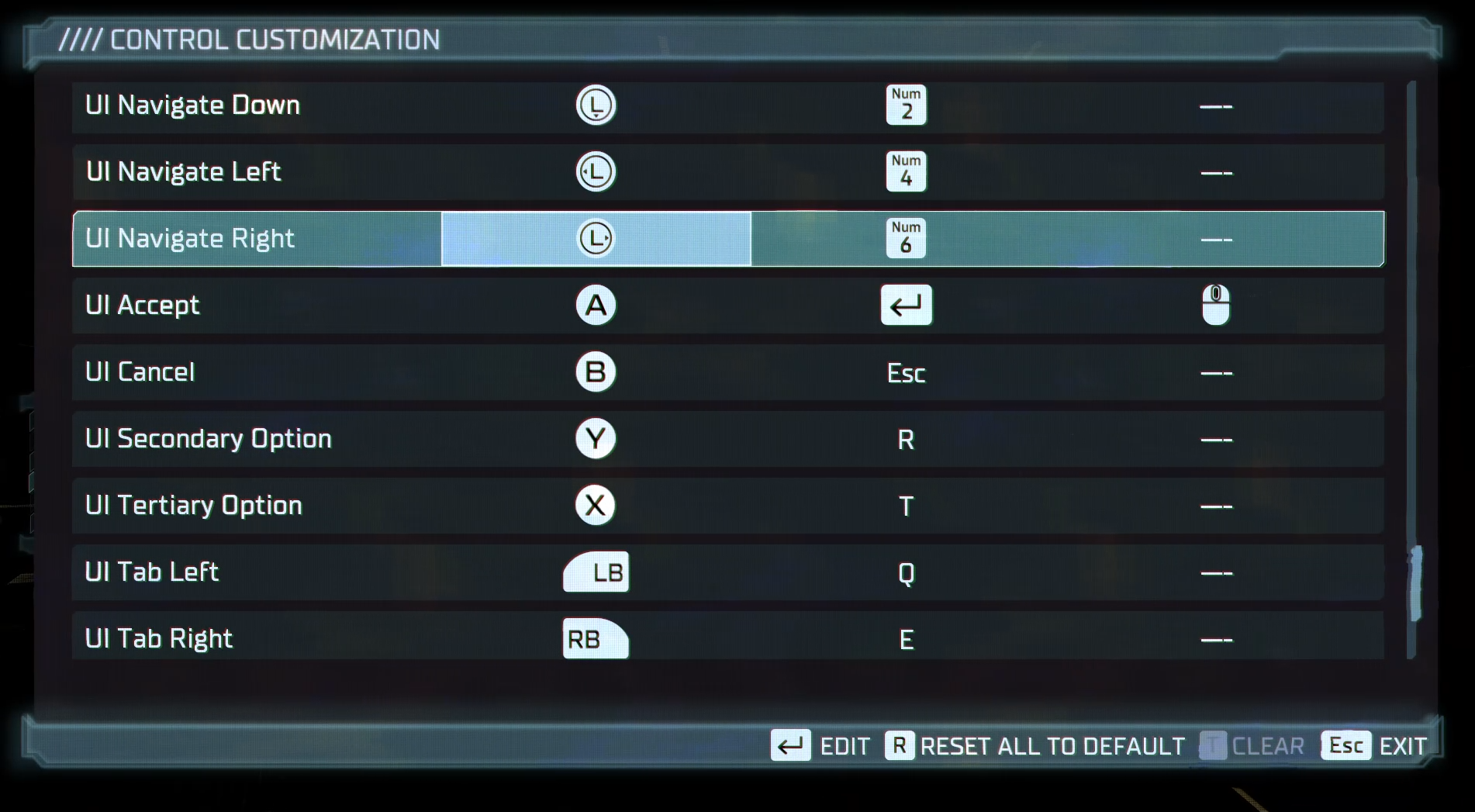 Dead Space Control Settings for PC - An Official EA Site
