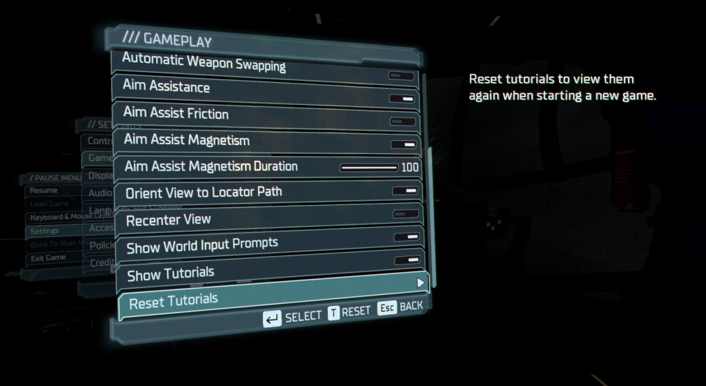Dead Space Gameplay Settings For PC - An Official EA Site