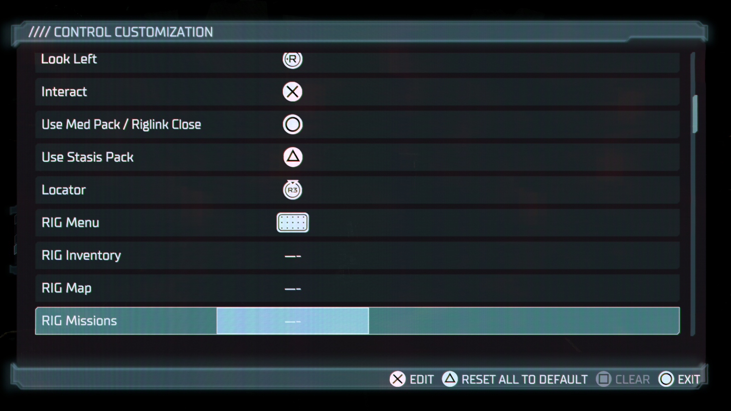Dead Space Control Settings for PS5 - An Official EA Site