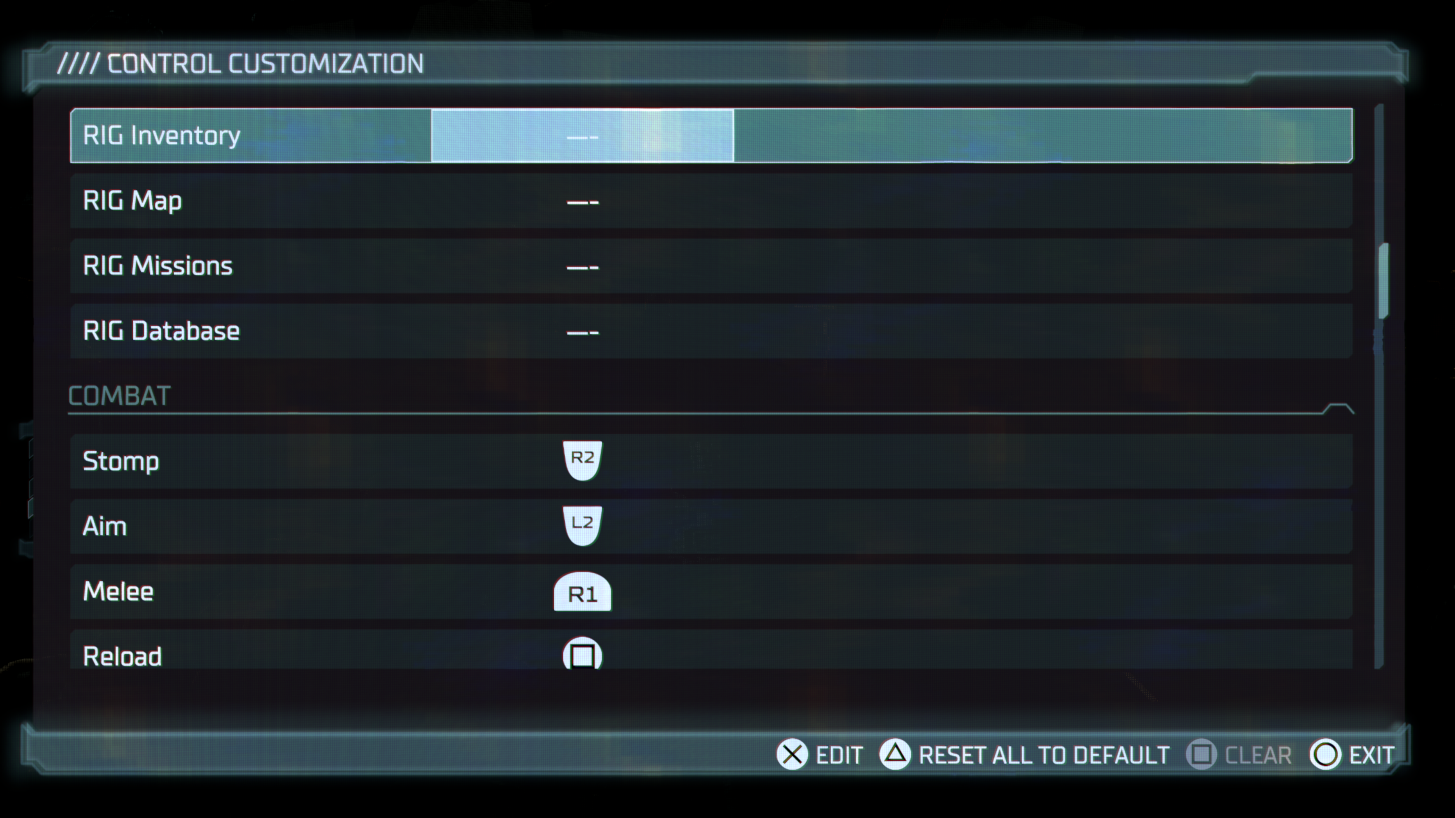 Dead Space Control Settings for PS5 - An Official EA Site