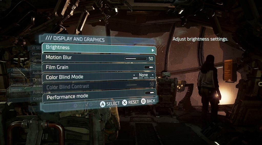 Dead Space Display & Graphics Settings For XBX - An Official EA Site