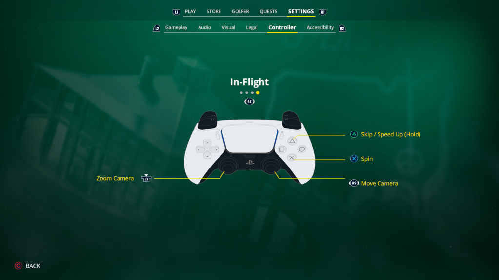 EA Sports PGA Tour Control Settings for PlayStation 5 - An Official EA Site