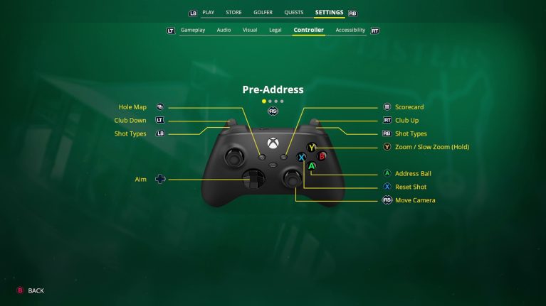 EA Sports PGA Tour Control Settings for Xbox Series X - An Official EA Site EA Sports PGA Tour Control Settings for Xbox Series X - An Official EA Site