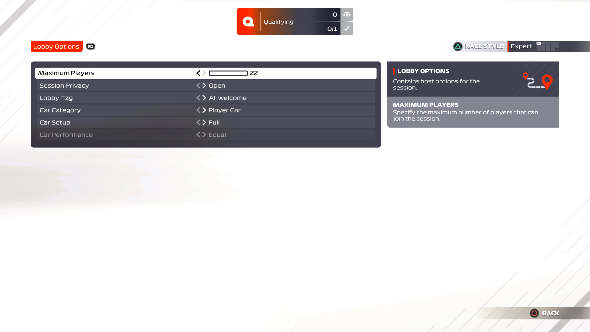 F1® 2021 Lobby Options For PS5 - An Official EA Site