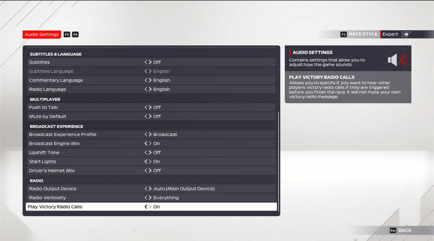 F1® 2021 Audio For Steam - An Official EA Site