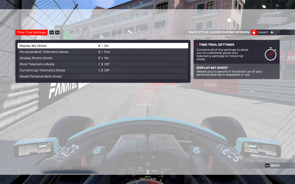 F1® 2021 Time Trial Settings For Steam- An Official EA Site