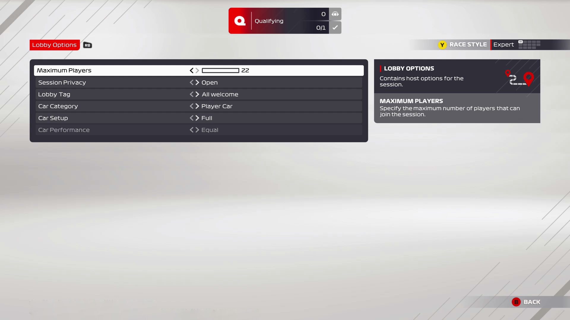 F1® 2021 Lobby Options For Xbox One - An Official EA Site