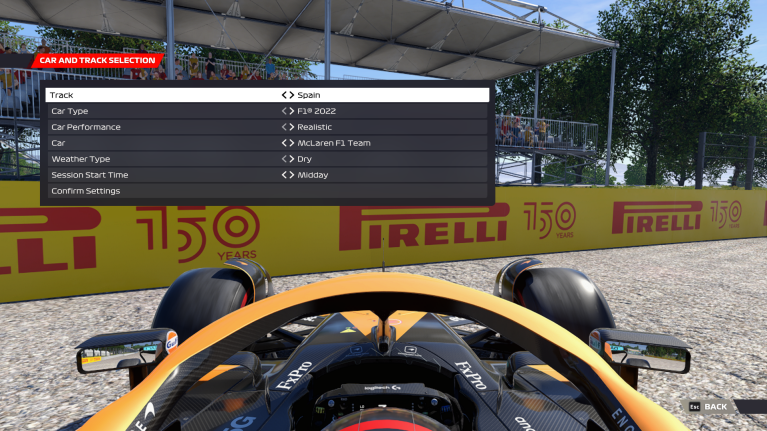 F1® 22 Car and Track Selection For PC - An Official EA Site