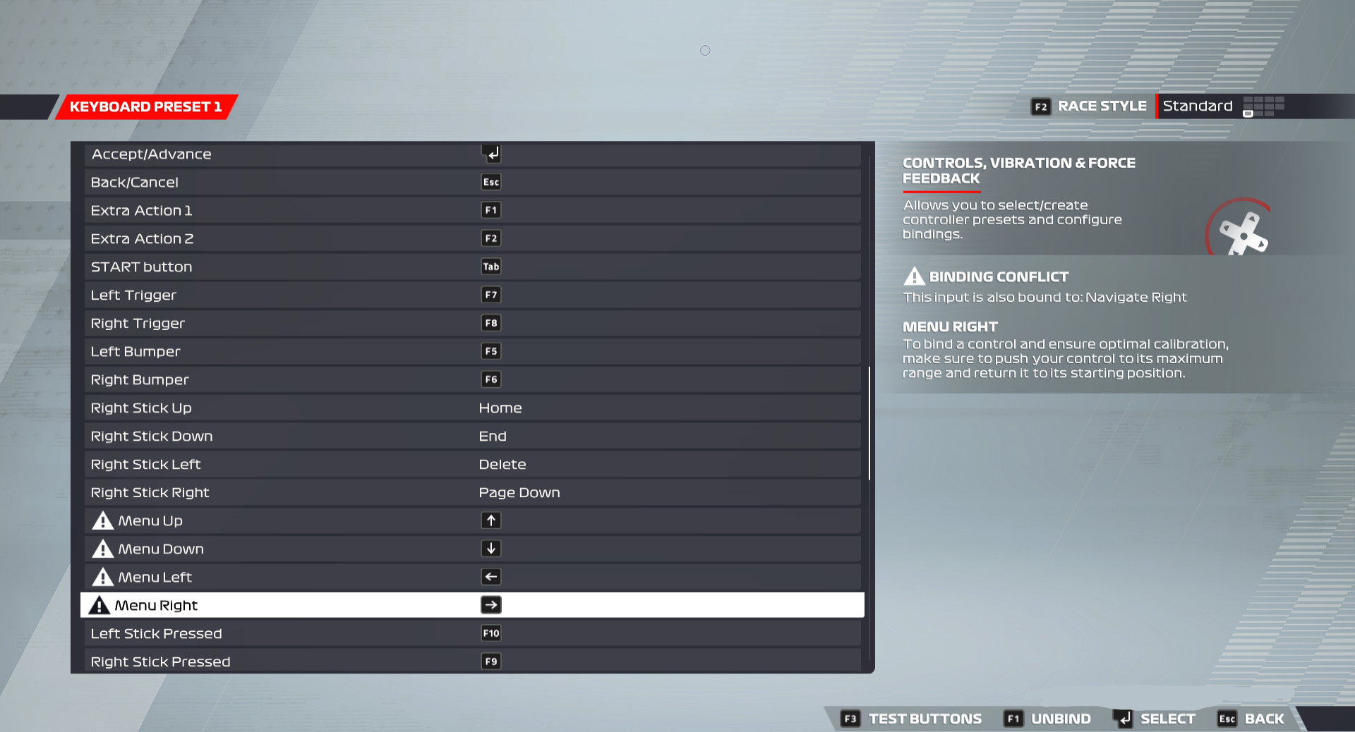F1® 22 Controls For PC - An Official EA Site