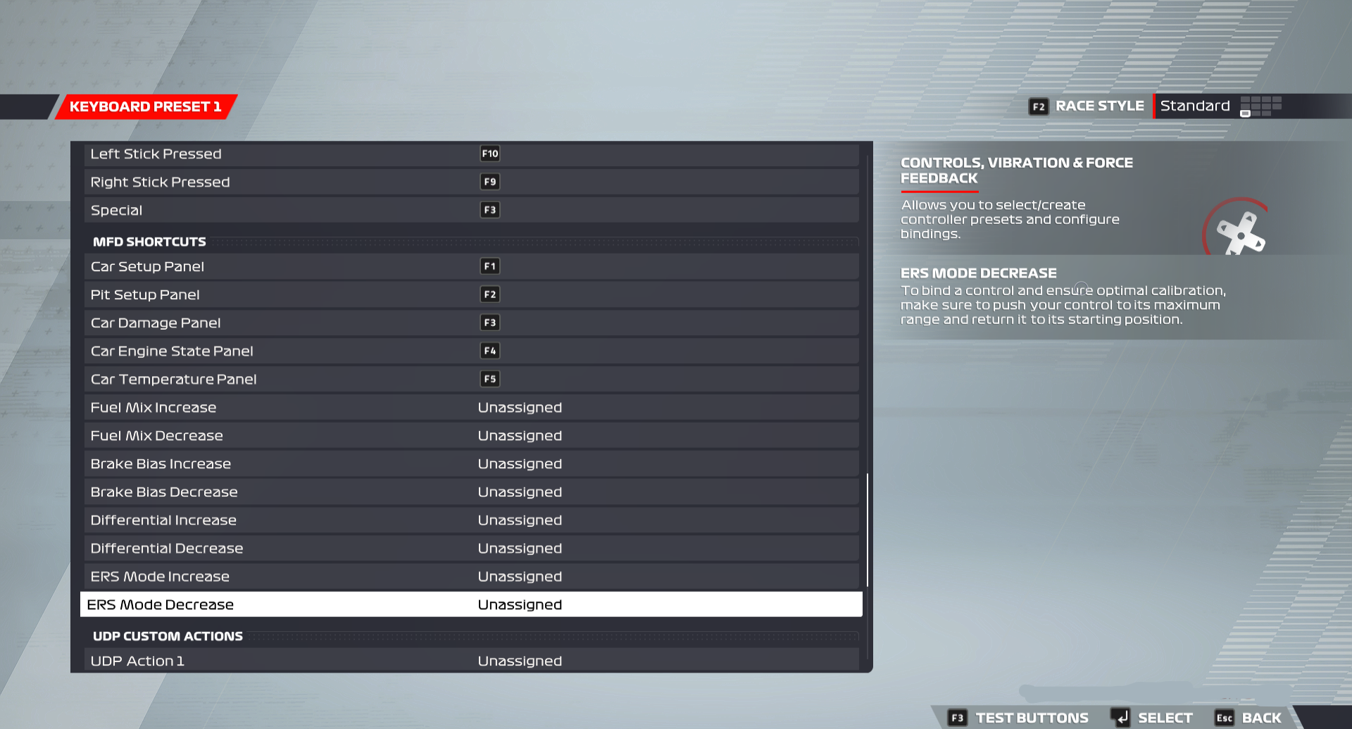 F1® 22 Controls For PC - An Official EA Site