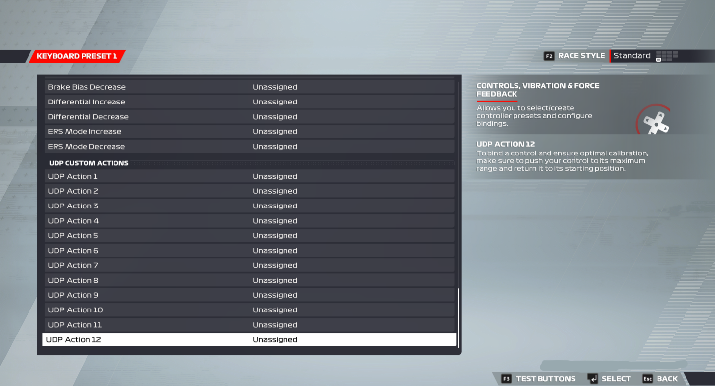 F1® 22 Controls For PC - An Official EA Site