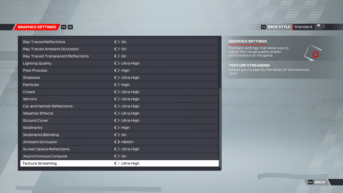 F1® 22 Graphics Settings For PC - An Official EA Site