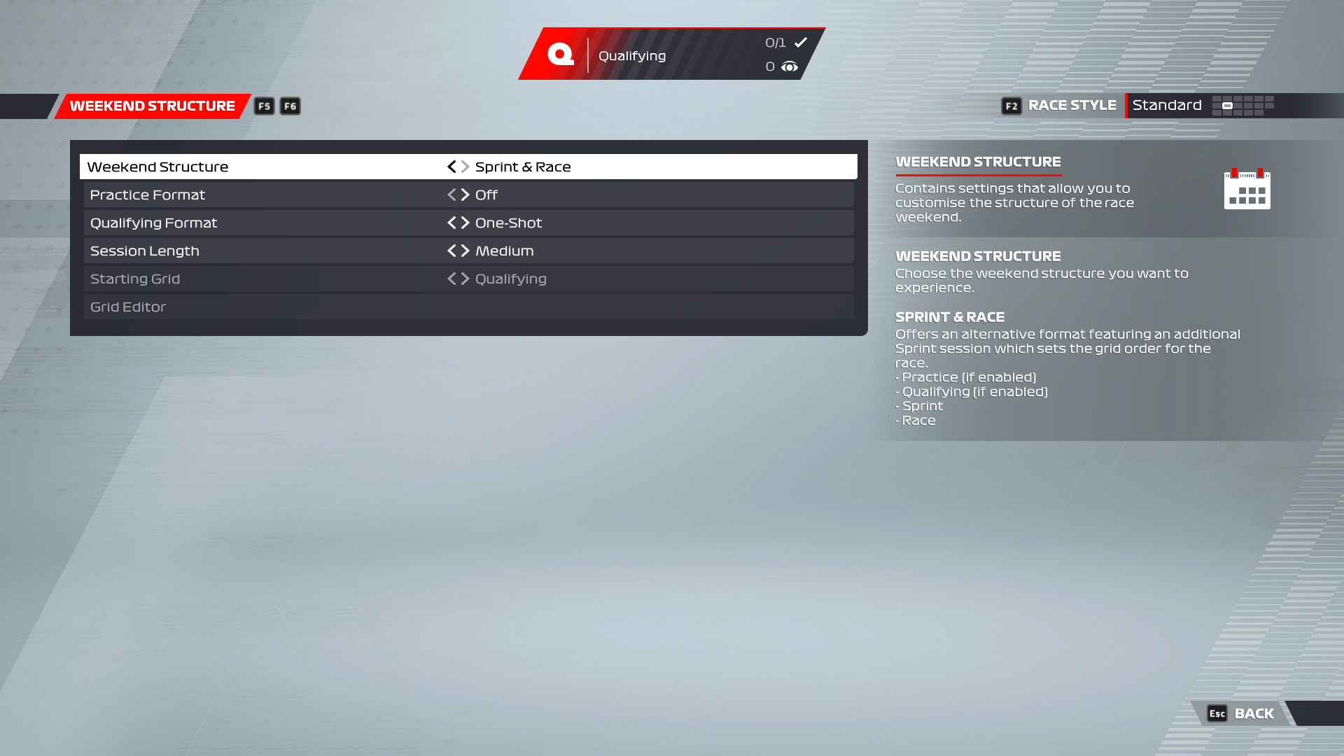 F1® 22 Weekend Structure For PC - An Official EA Site