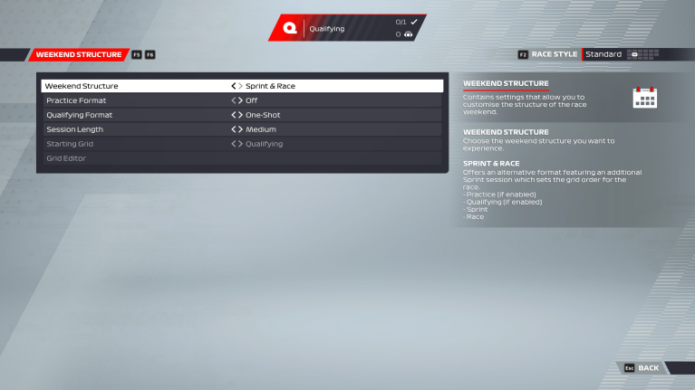 F1® 22 Weekend Structure For PC - An Official EA Site