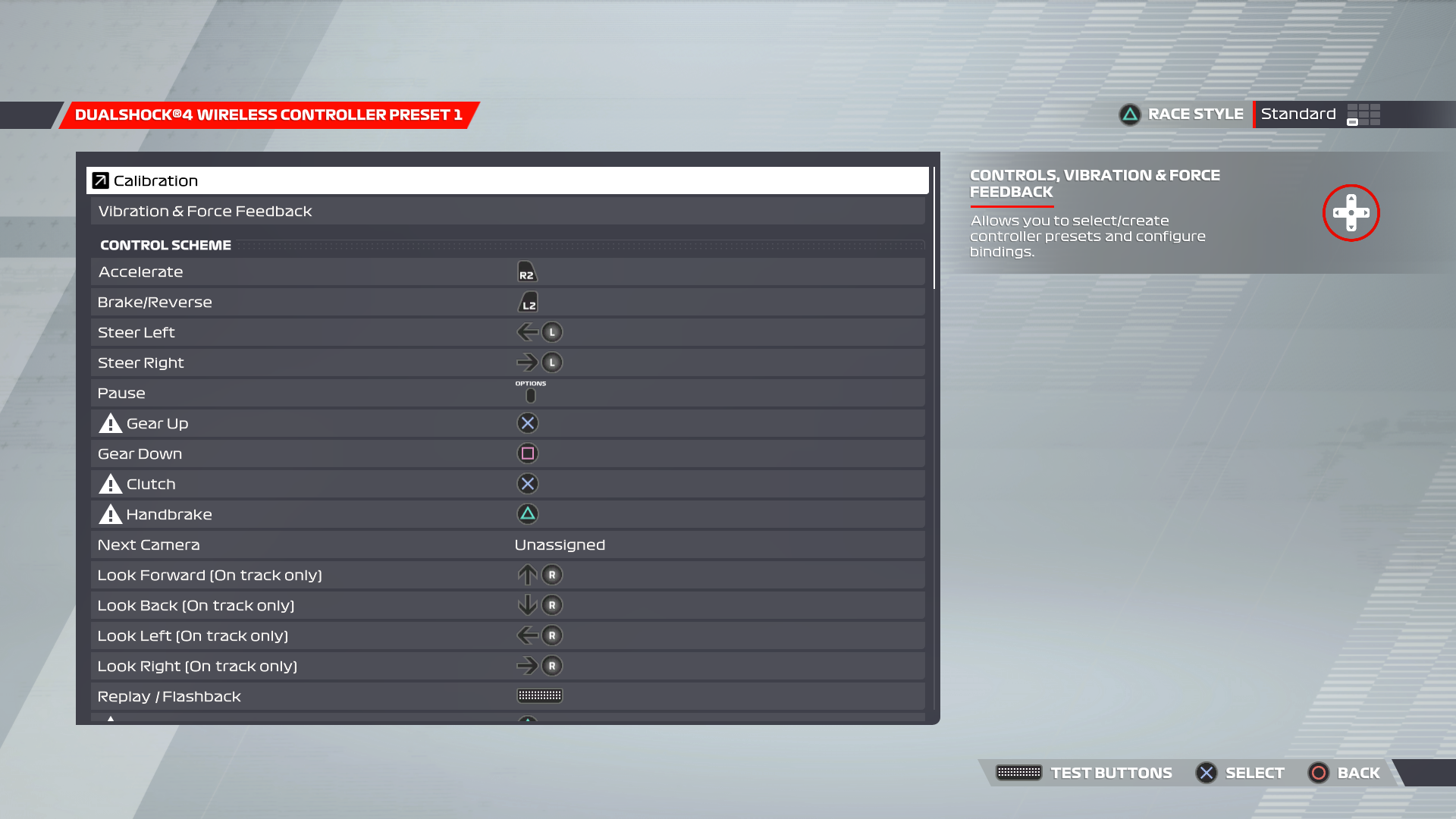 F1® 22 Controls For PS4 - An Official EA Site