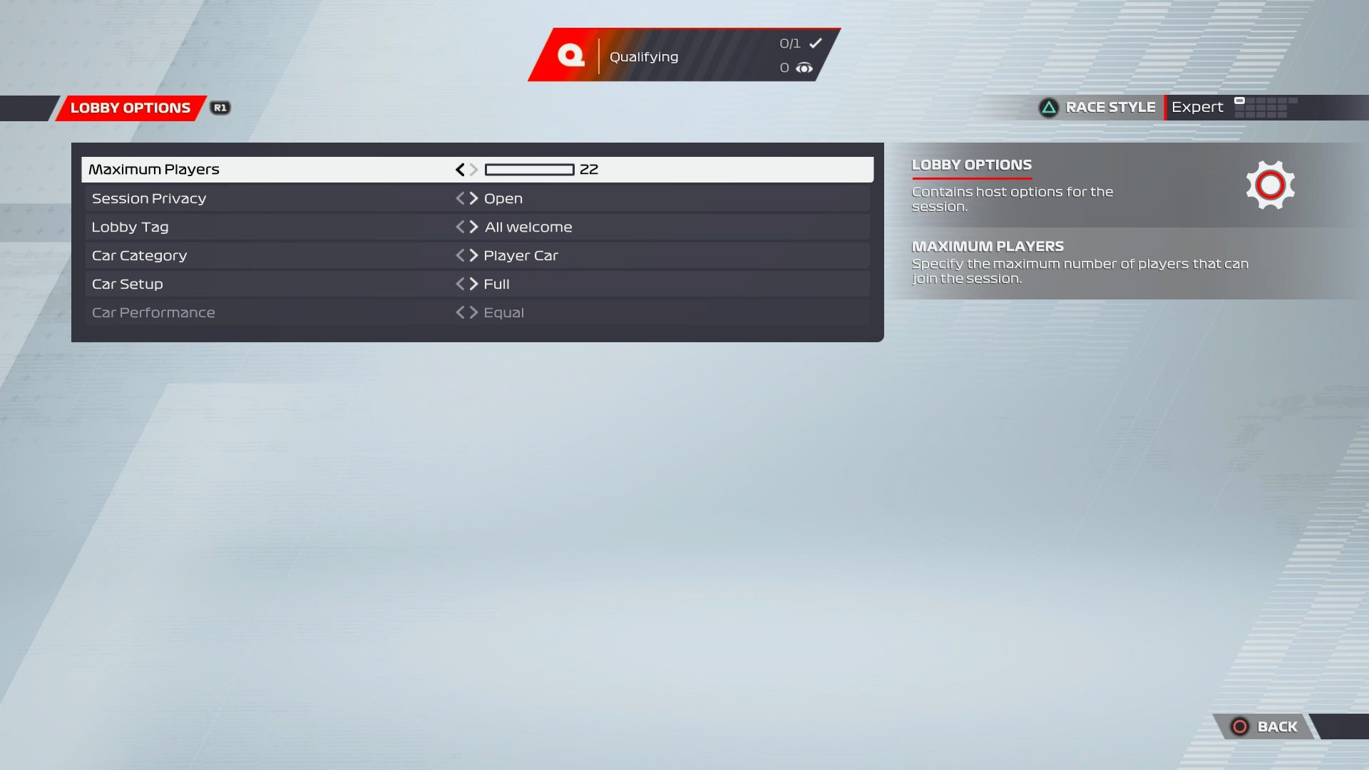 F1® 22 Lobby Options For PS4 - An Official EA Site
