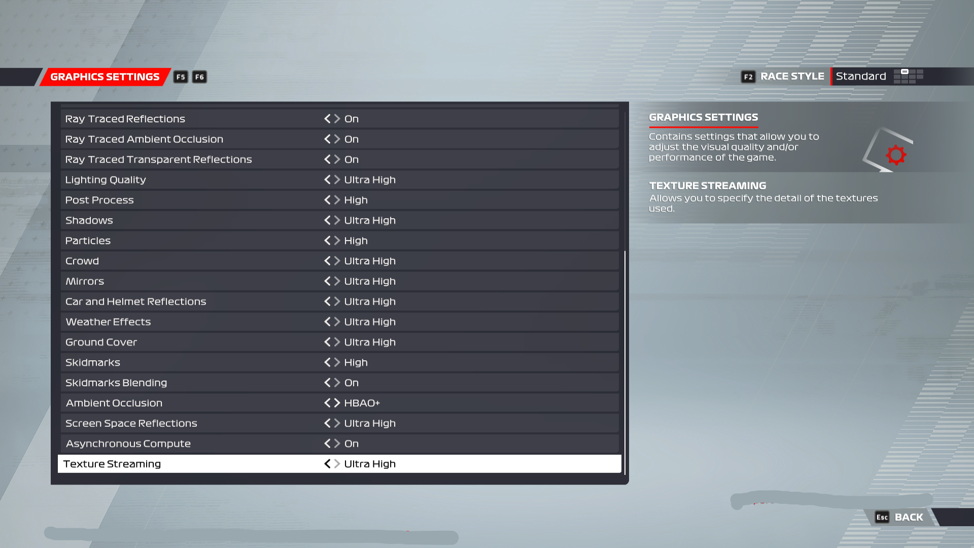 F1® 22 Graphics Settings For Steam - An Official EA Site