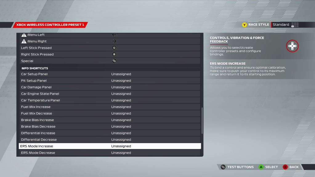 F1® 22 Controls For Xbox One - An Official EA Site