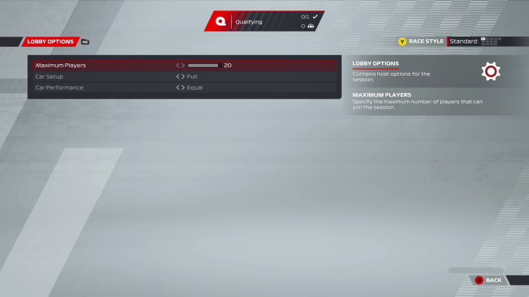 F1® 22 Lobby Options For Xbox One - An Official EA Site