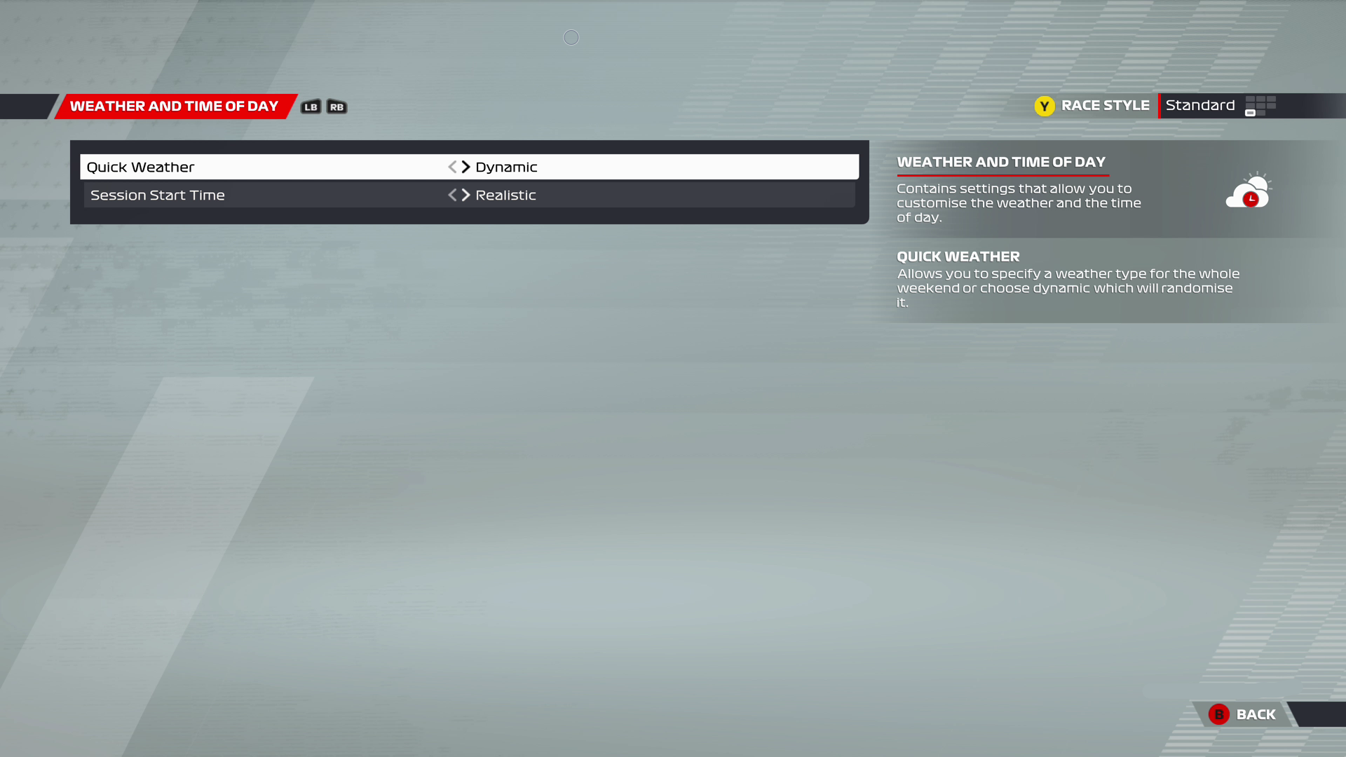 F1® 22 Weather and Time of Day For Xbox Series X - An Official EA Site