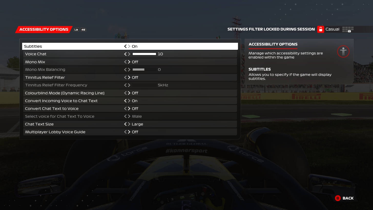 F1® 23 Accessibility Resources - An Official EA Site