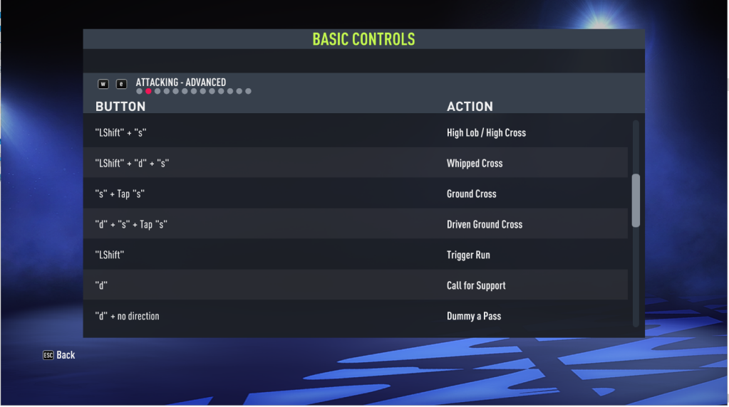 FIFA 22 Basic Controls For PC - An Official EA Site