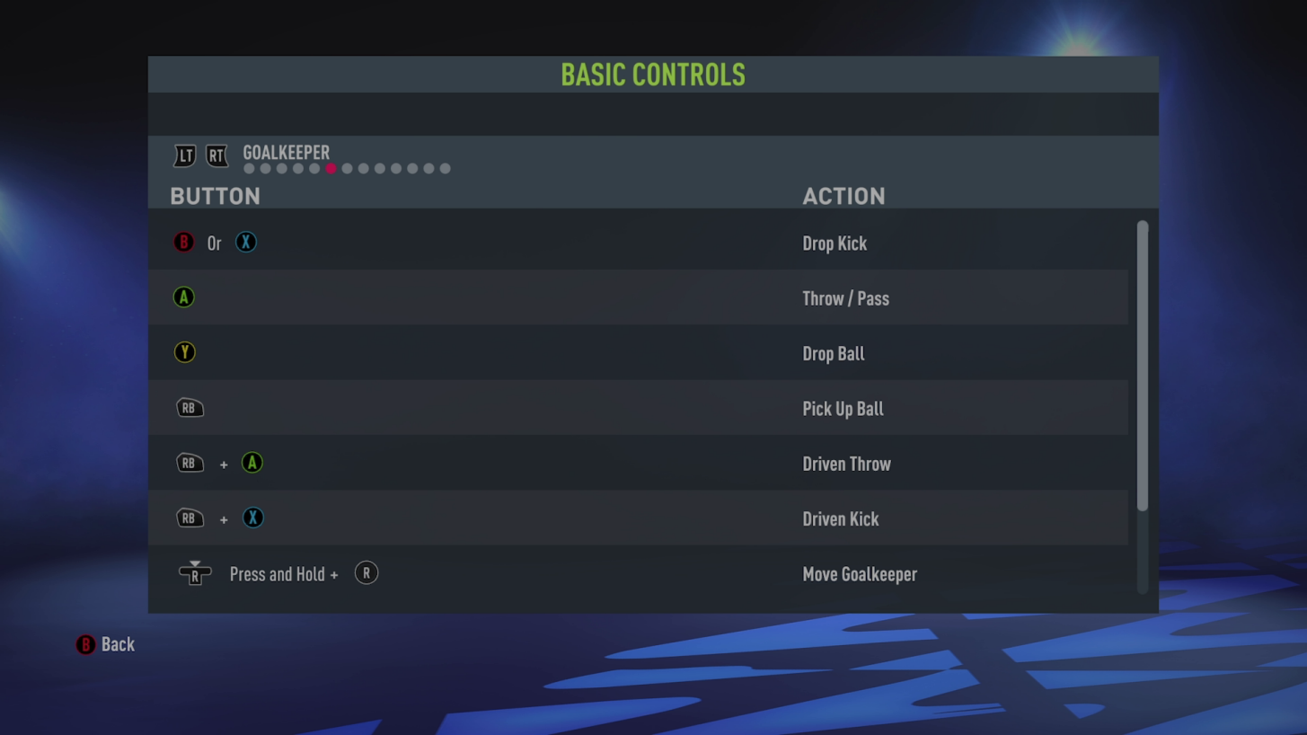 FIFA 22 Basic Controls For Xbox One - An Official EA Site