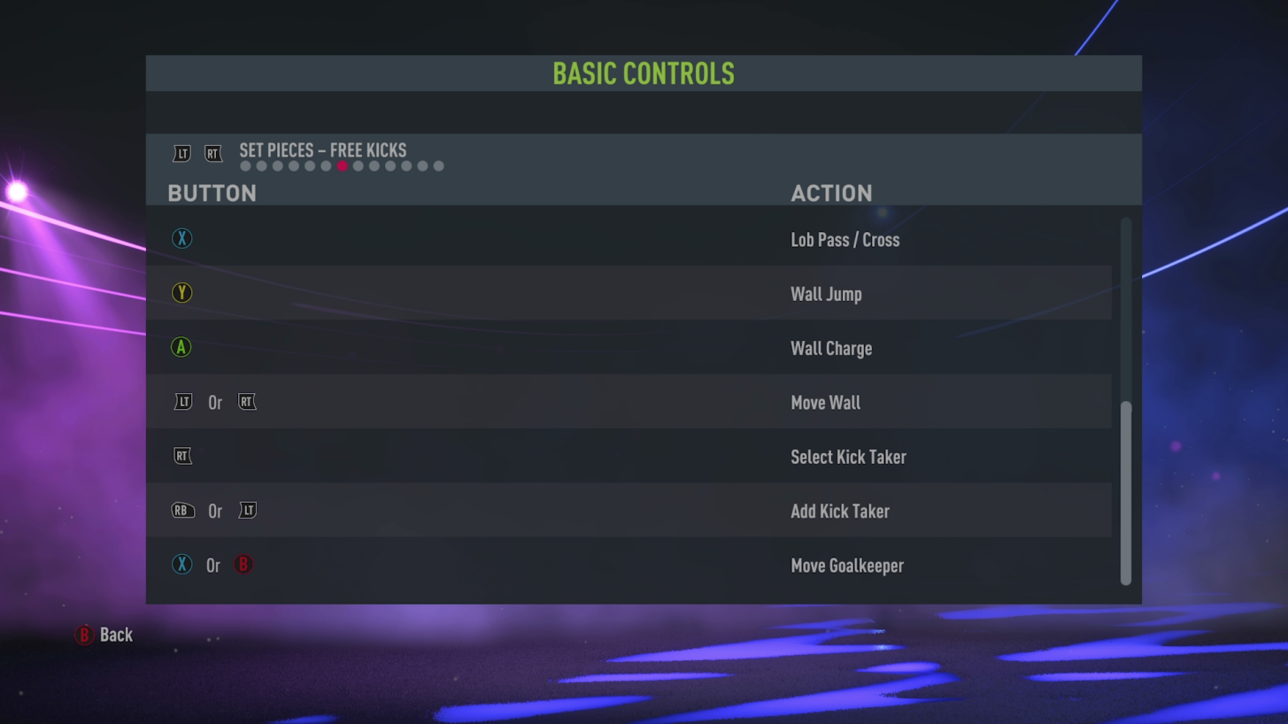 FIFA 22 Basic Controls For Xbox Series X - An Official EA Site