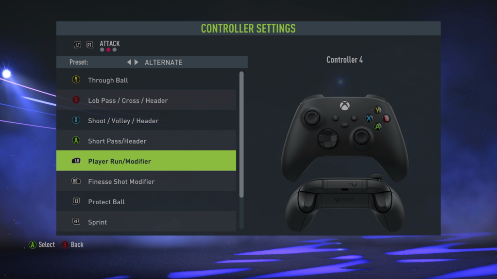 FIFA 22 Customise Controls Settings For Xbox Series X - An Official EA Site