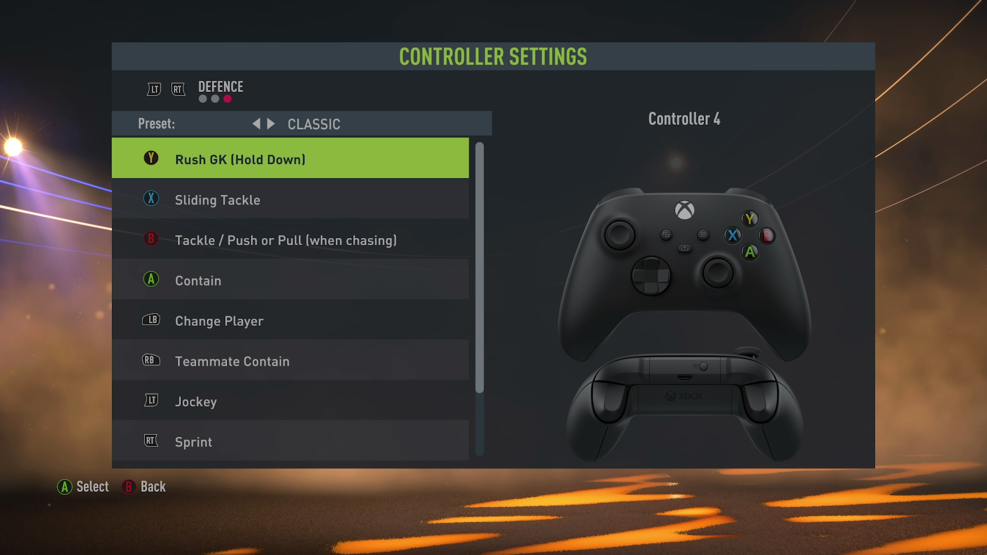 FIFA 22 Customise Controls Settings For Xbox Series X - An Official EA Site