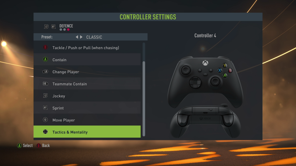 FIFA 22 Customise Controls Settings For Xbox Series X - An Official EA Site