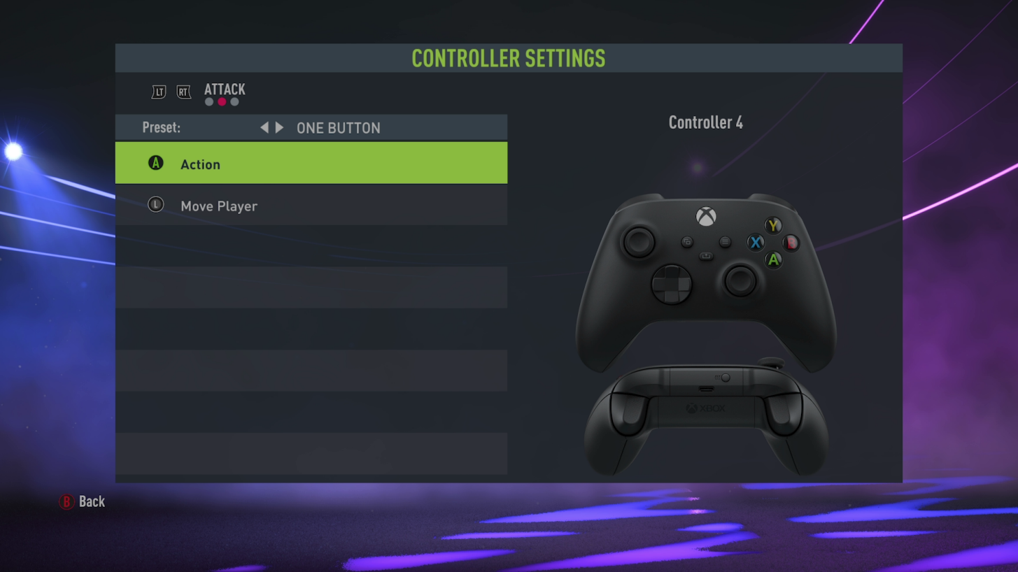 FIFA 22 Customise Controls Settings For Xbox Series X - An Official EA Site