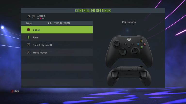 FIFA 22 Customise Controls Settings For Xbox Series X - An Official EA Site