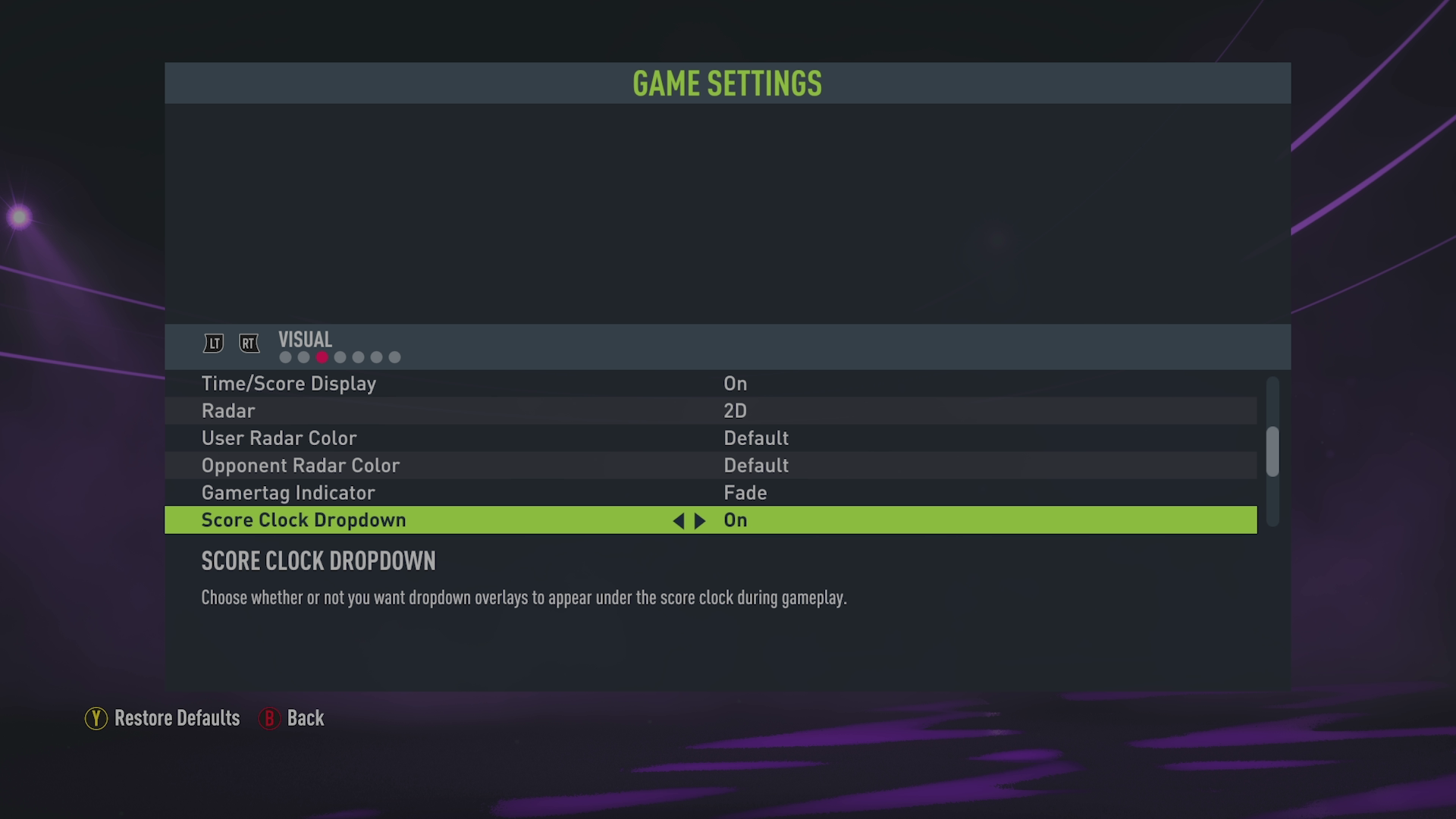 FIFA 22 Game Settings For Xbox Series X - An Official EA Site