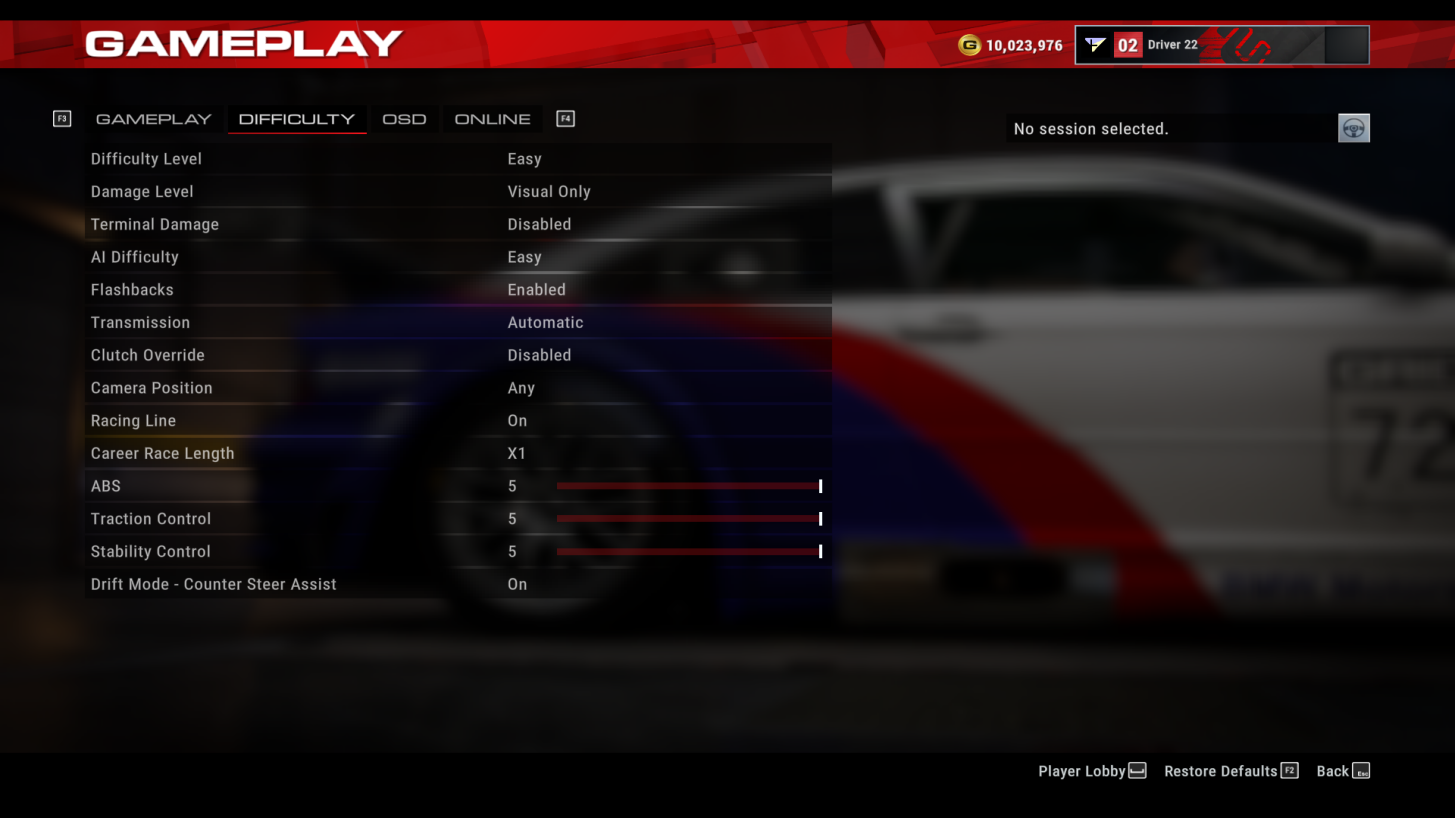 GRID Legends Accessibility Resources For PC - An Official EA Site