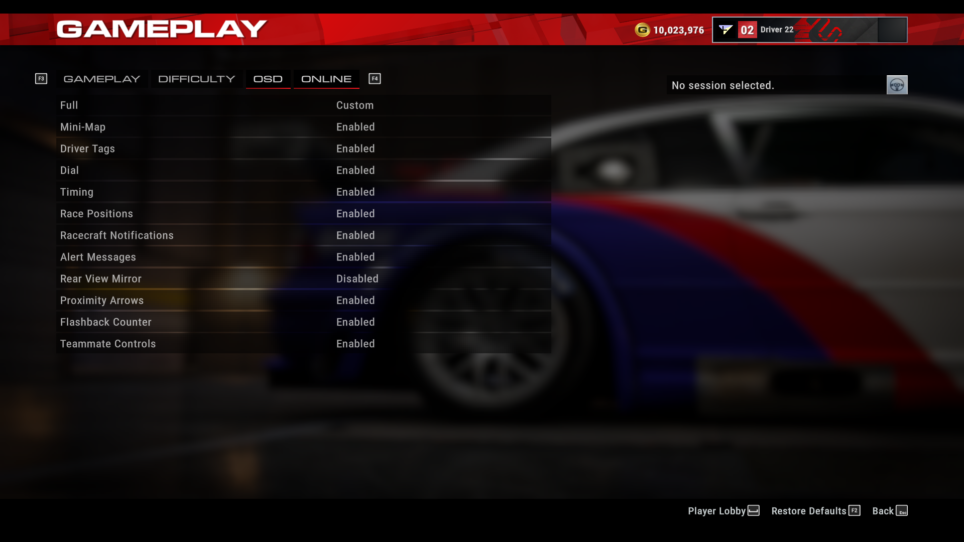 GRID Legends Gameplay Settings For PC - An Official EA Site