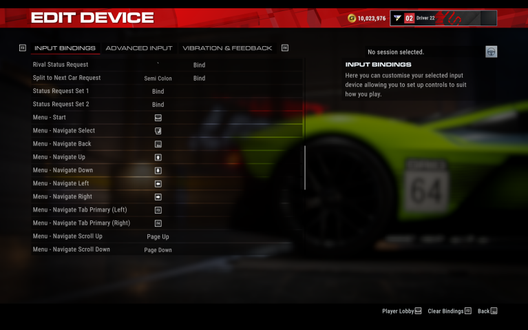 GRID Legends Controls Settings For PC - An Official EA Site