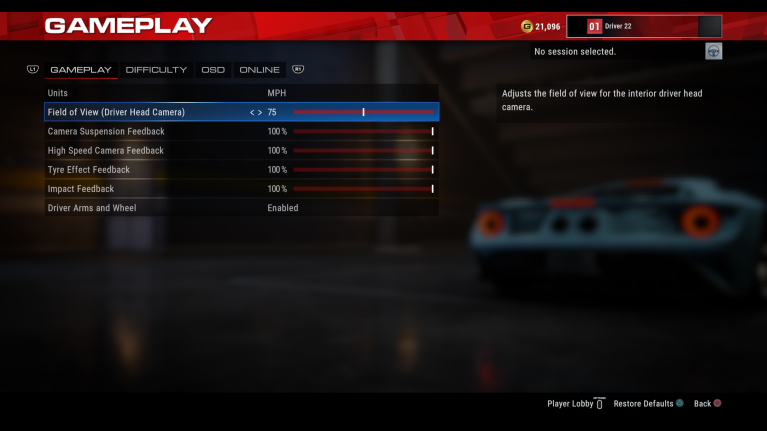 GRID Legends Gameplay Settings For PS4 - An Official EA Site