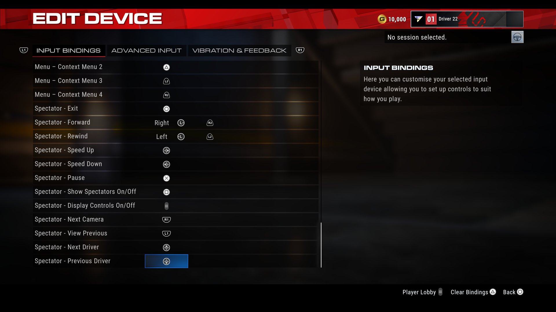 GRID Legends Controls Settings For PS5 - An Official EA Site