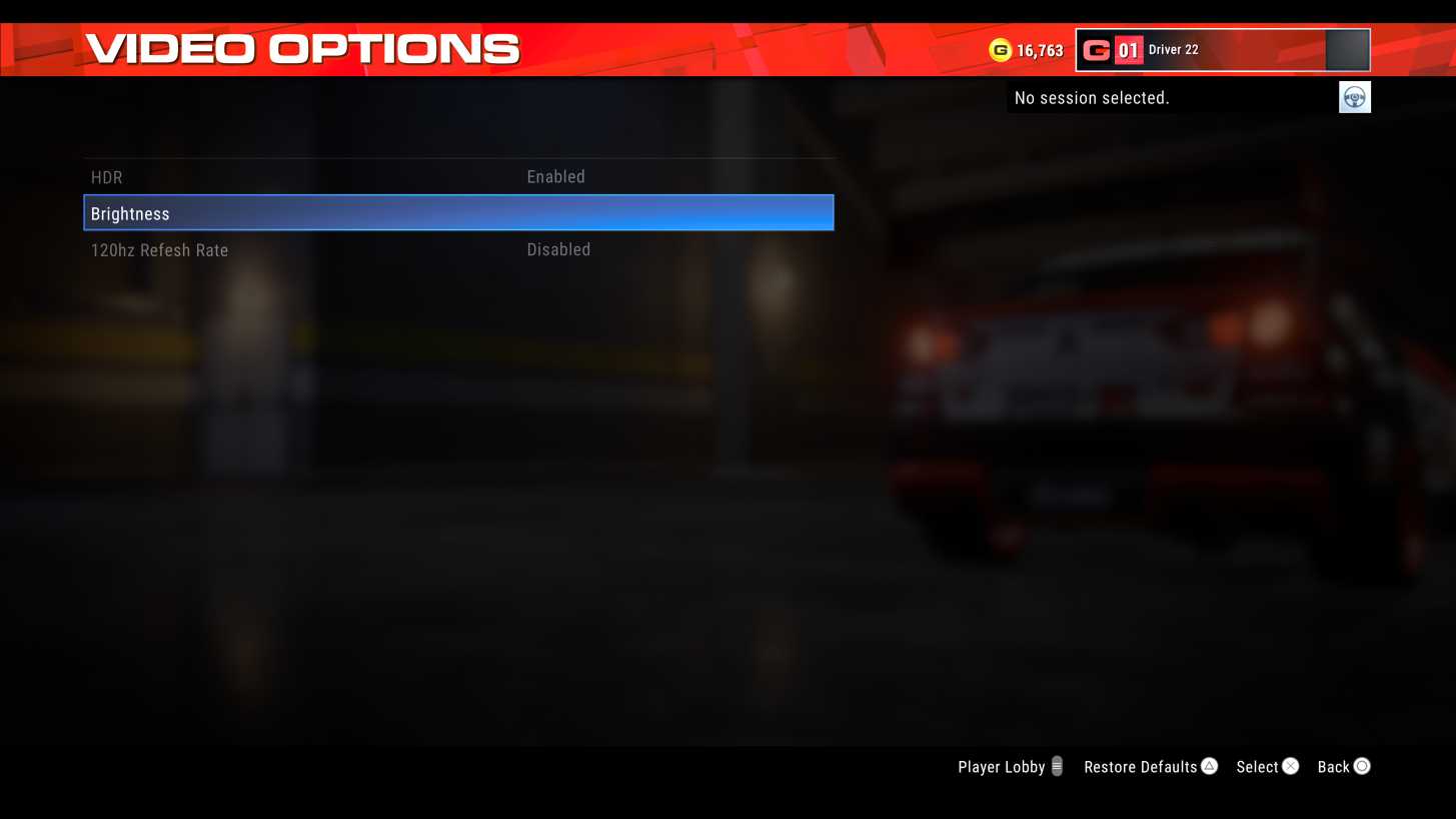 GRID Legends Video Settings For PS5 - An Official EA Site